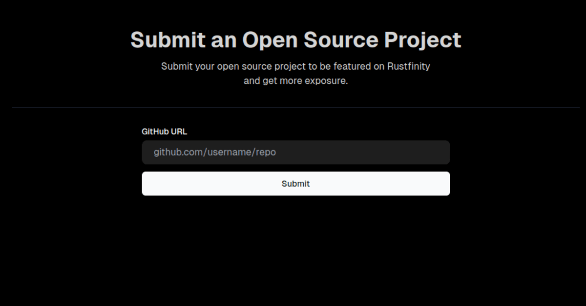 Submit your project