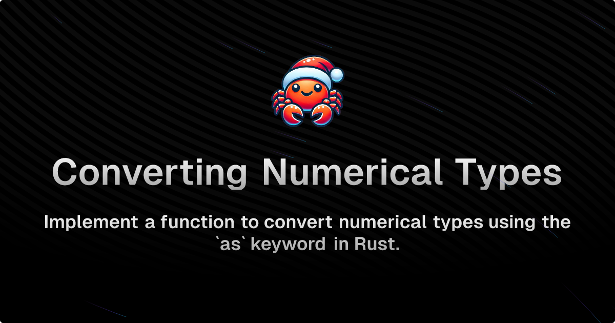 Converting Numerical Types Solutions