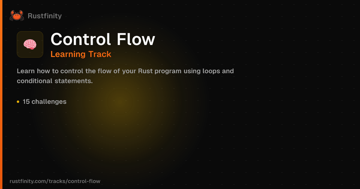 Control Flow Learning Track